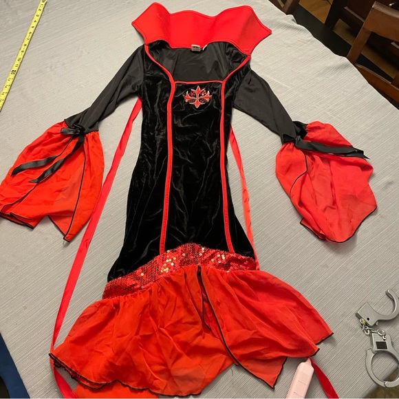 Dreamgirl | Other | Dreamgirl Red Black Velvet Vampire Costume S | Poshmark